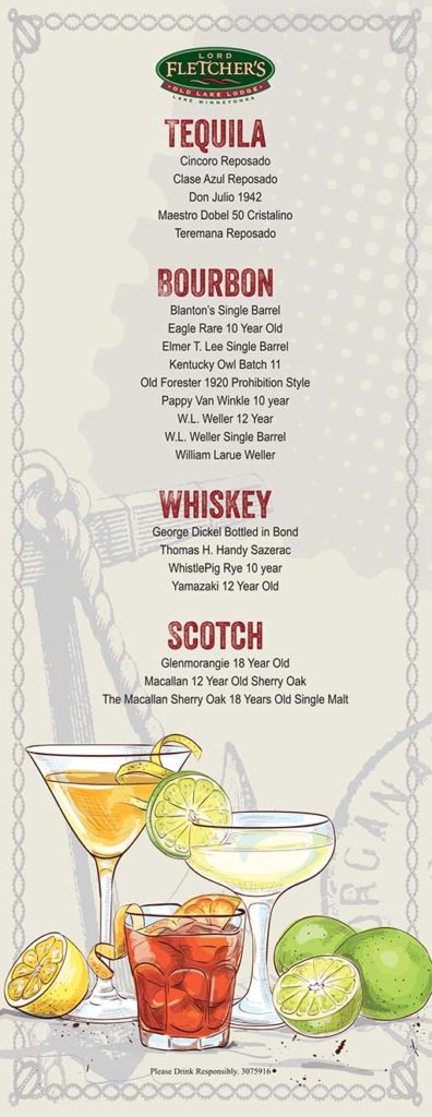 Main Dining Room Menu